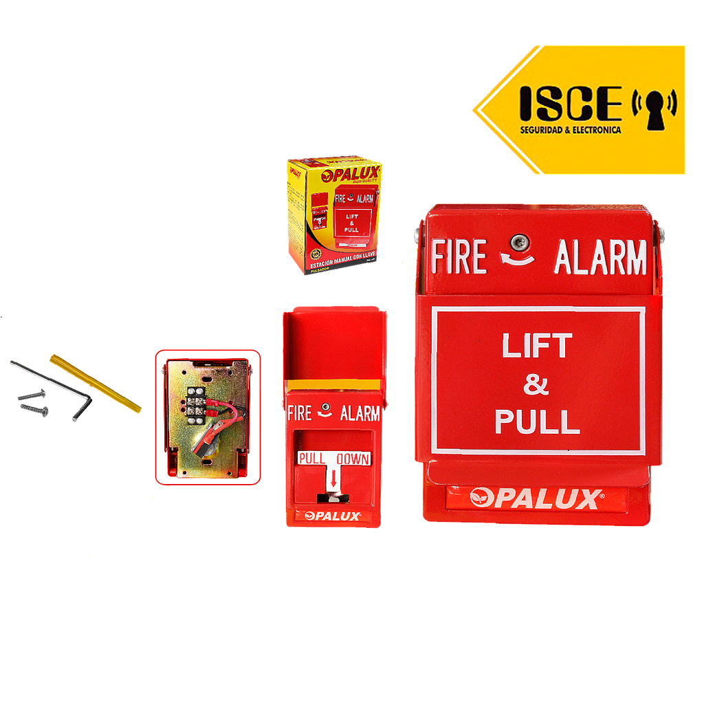 OPALUX ESTACION MANUAL DE ALARMA CONTRA INCENDIOS | ISCE